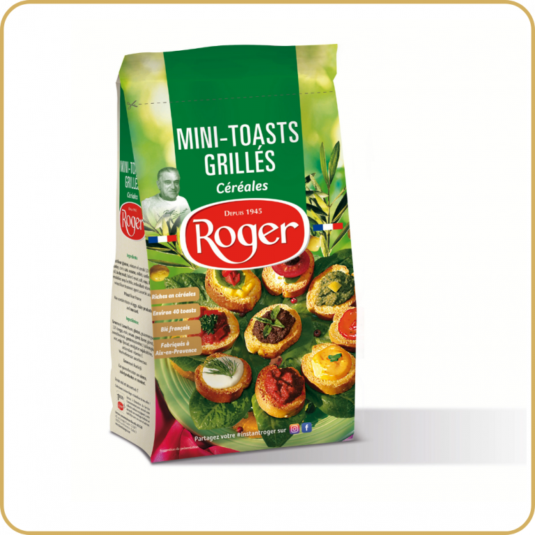 Mini Toasts Grillés aux Céréales 150g - Biscottes Roger